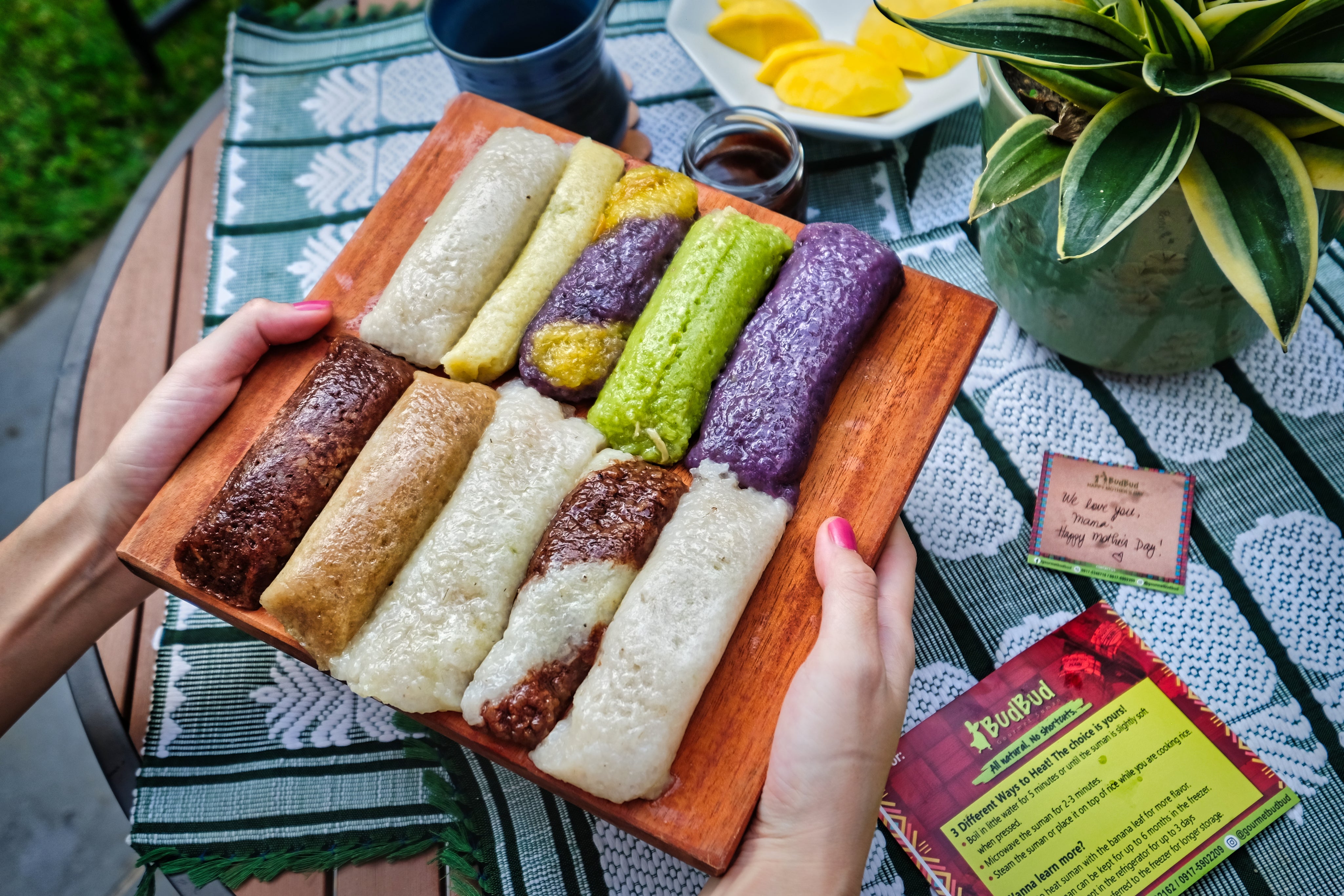 SUMAN: Philippine Rice Cake Rolls – BUDBUD GOURMET SUMAN